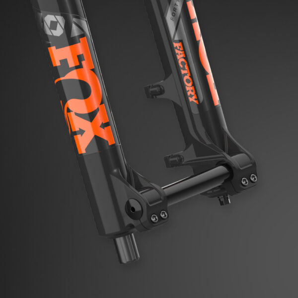 FOX 40 voorvork '29(black with orange) - Ebero
